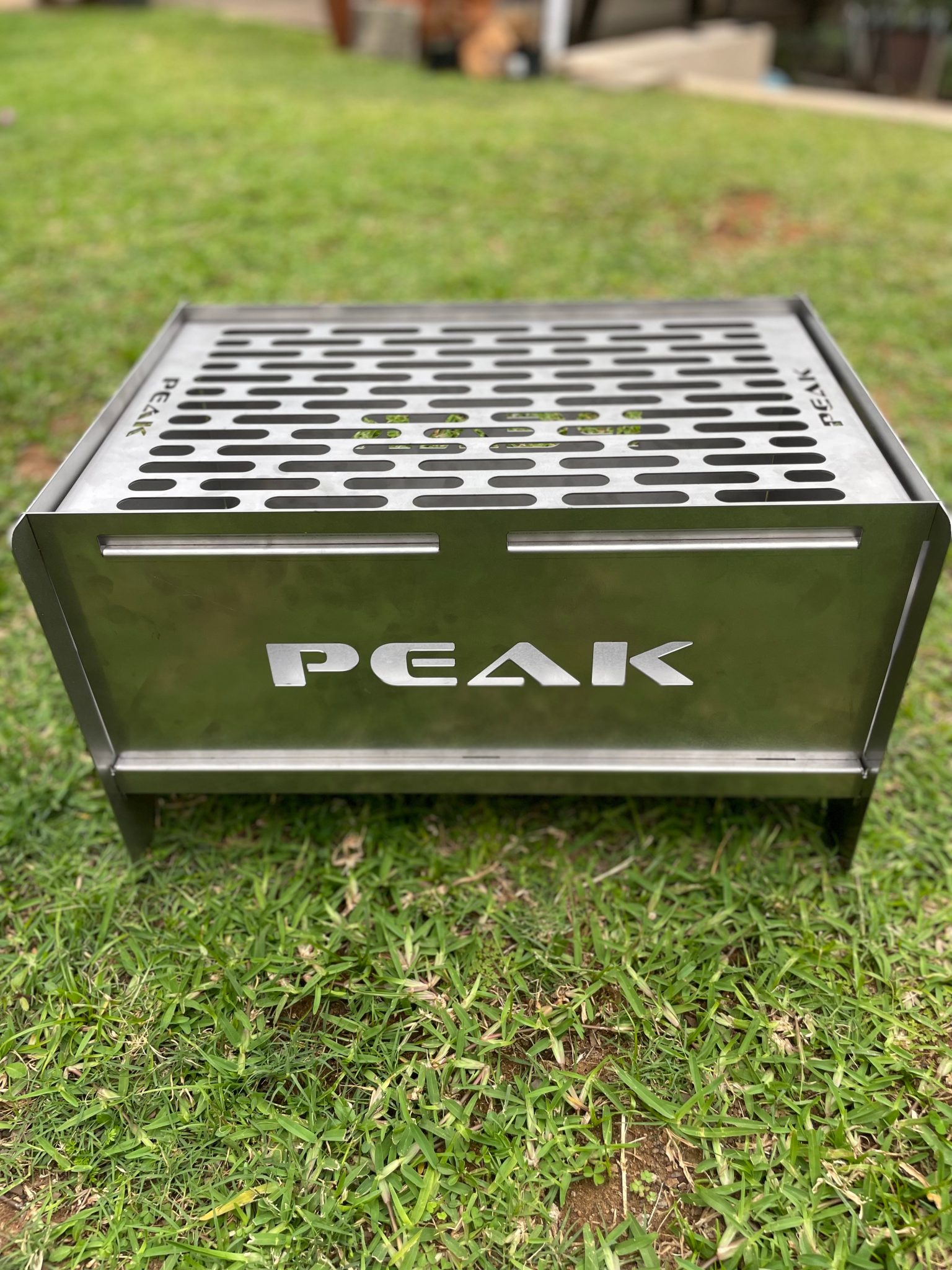 Fold-Up Stainless Steel Braai - Peak Outfitters